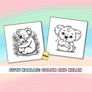 20 Printable Cute Koalas Coloring Pages for Kids and Adults High ...
