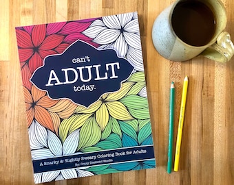 Coloring Book for Adults | Etsy