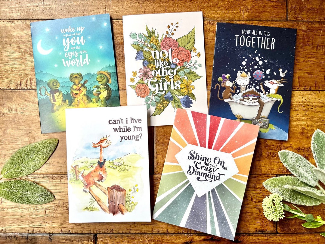 Custom 5 Cards Variety Pack // Greeting Cards // Any Occasion ...