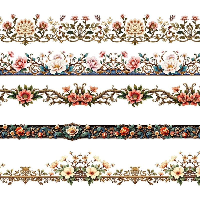 Wallpaper Border Dark - Etsy UK