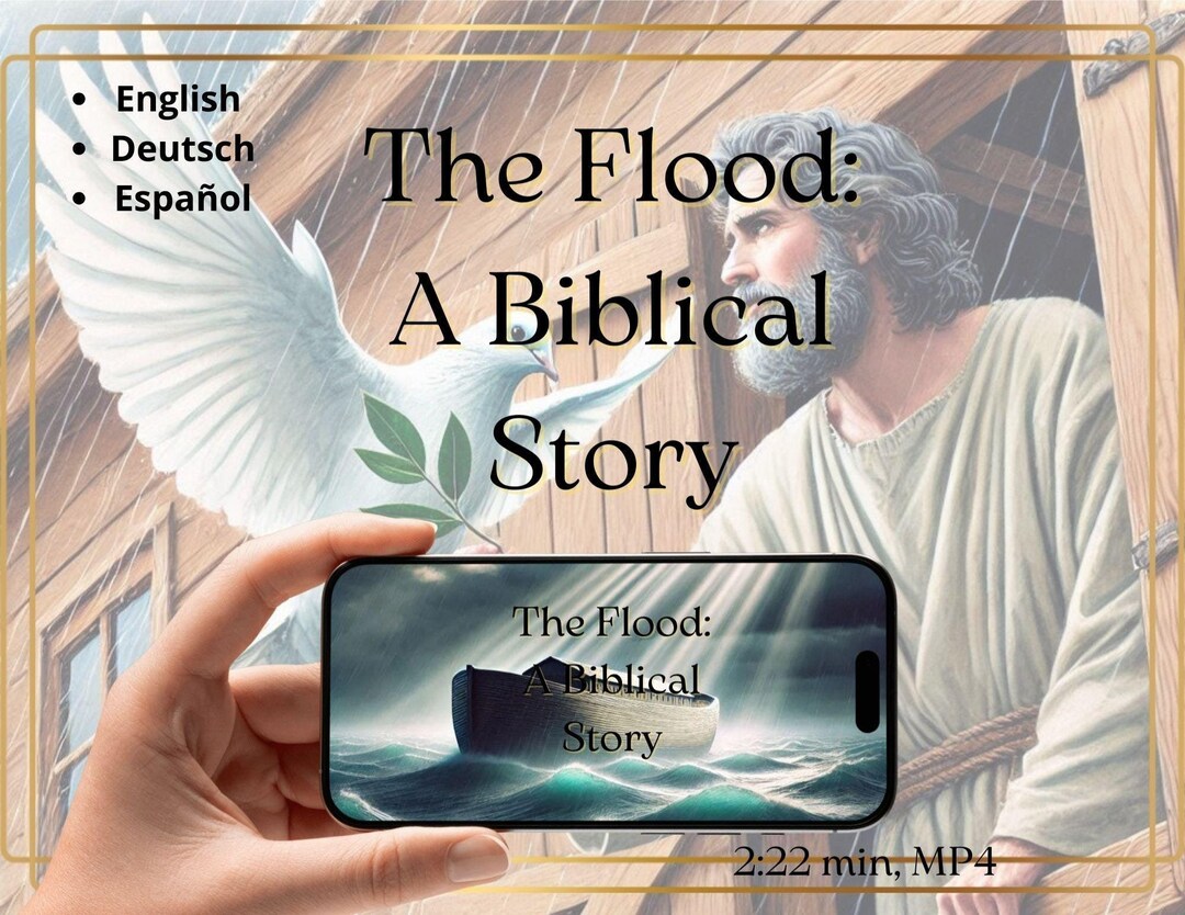 Biblical Story Noah's Ark – Animated Video Clip, Bible, Calm Music ...