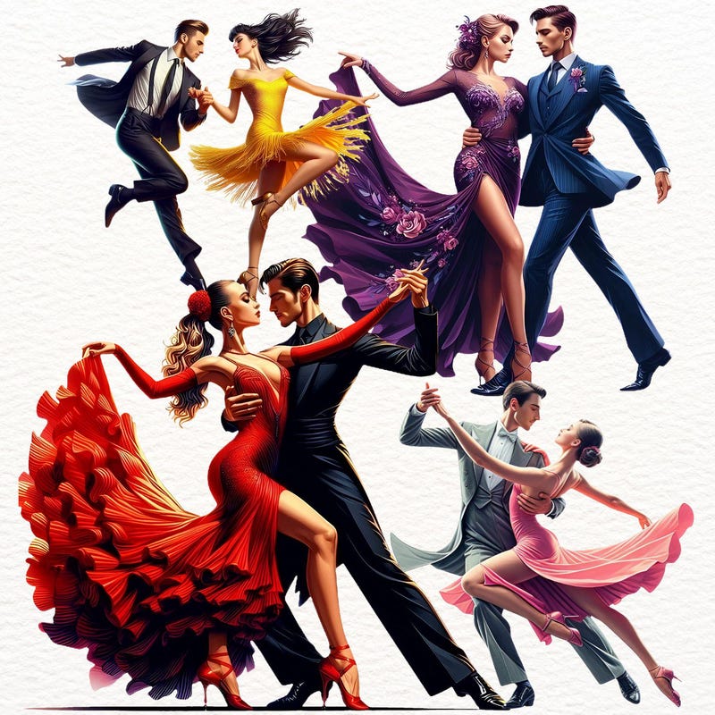 Clipart Dancing Ballroom - Etsy