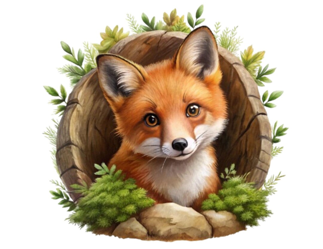 15 Watercolor Forest Animals Clipart Raccoon, Deer, Rabbit, Owl, and ...