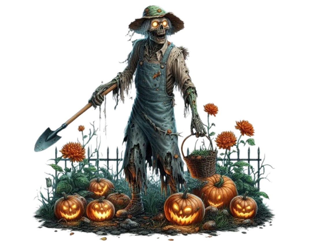 16 Watercolor Zombie Cliparts for Halloween PNG, Transparent Background ...