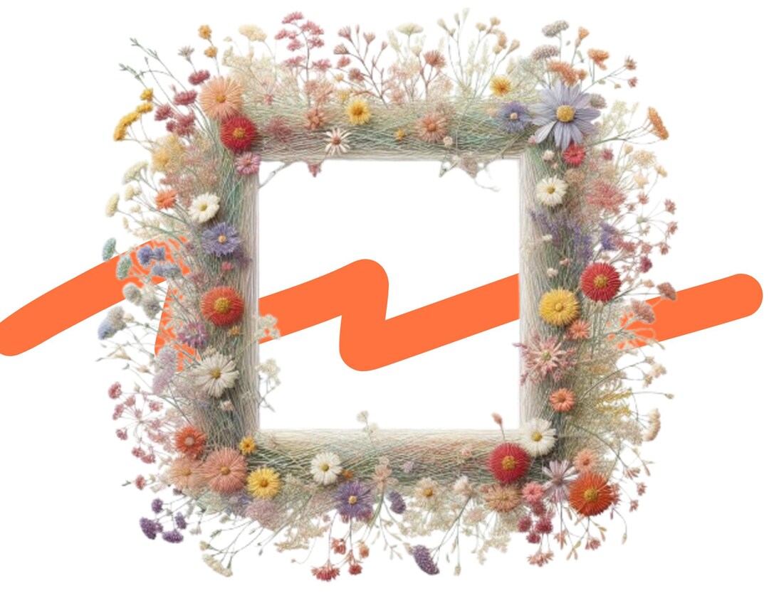 11 Flower Photo Frames Digital Frames, Clipart, PNG, Transparent ...