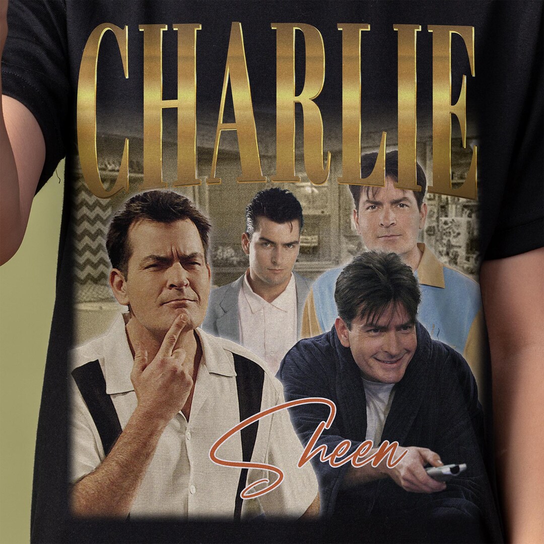 Charlie Sheen Shirt - Customized Vintage Gift for Him/her. - Etsy
