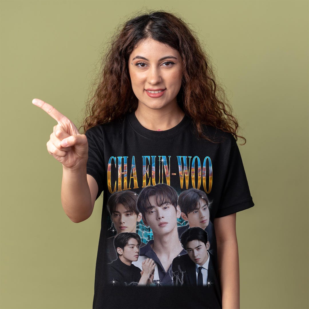 Cha Eun-woo Shirt - Customized Vintage Gift for Him/her. - Etsy