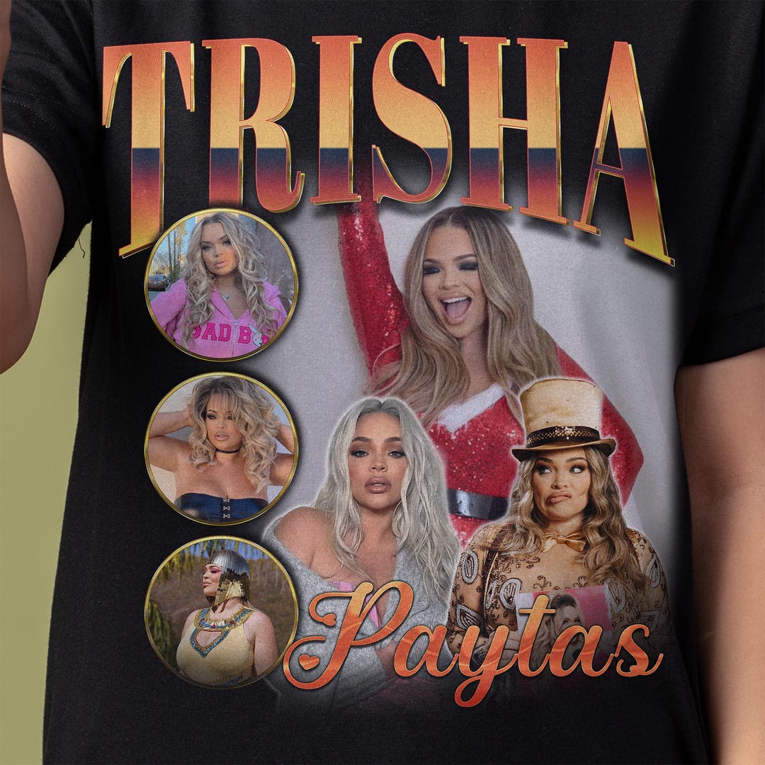 Trisha Paytas Color Shirt - Customized Vintage Gift for Him/her. - Etsy