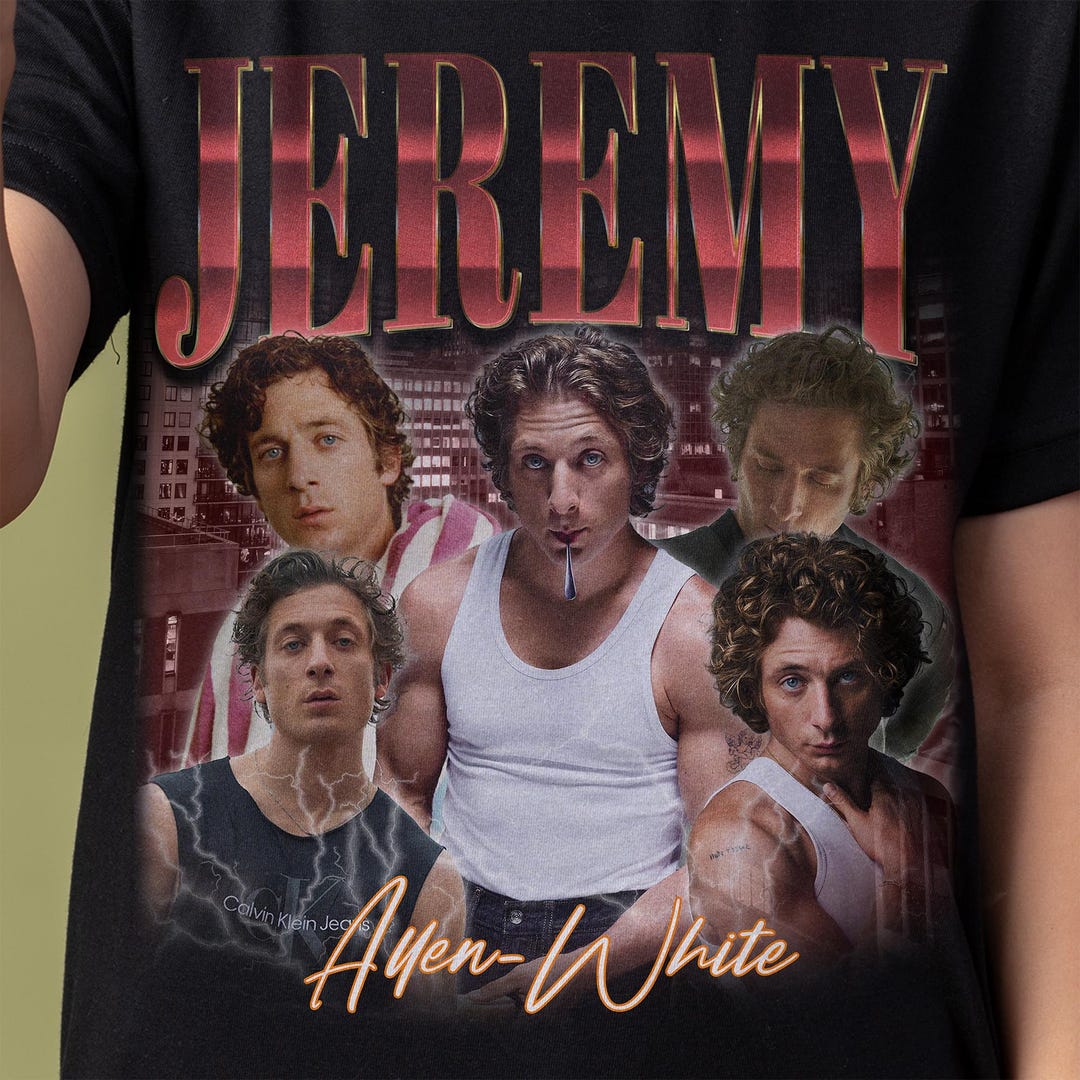 Jeremy Allen-white Shirt - Customized Vintage Gift for Him/her. - Etsy