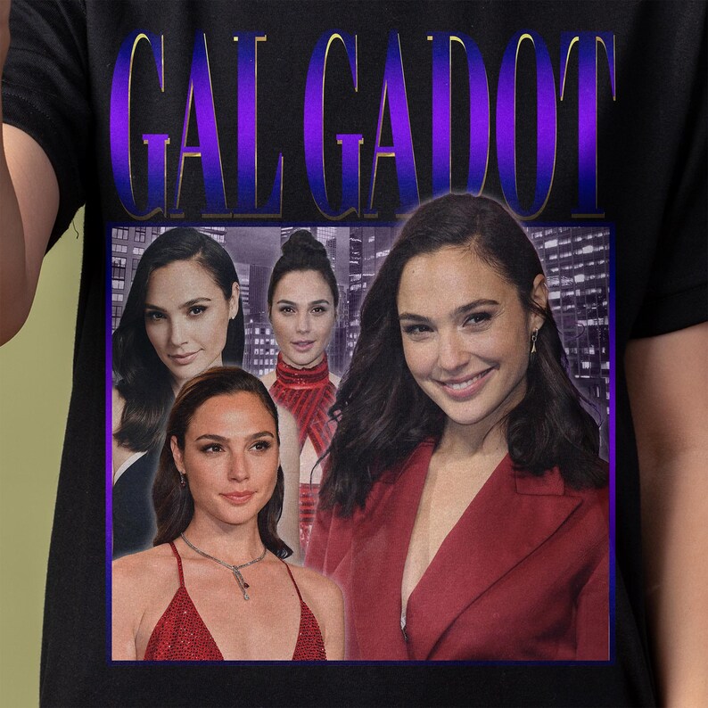 Gal Gadot Shirt - Customized Vintage Gift for Him/her. - Etsy
