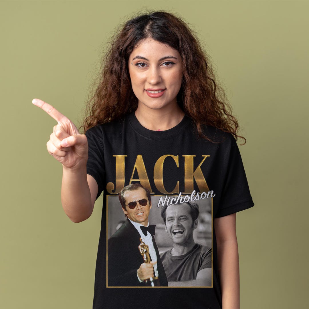 Jack Nicholson Shirt - Customized Vintage Gift for Him/her. - Etsy