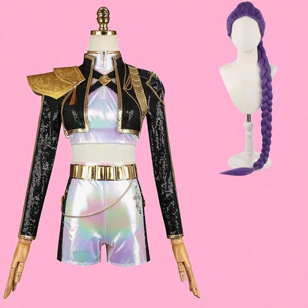 Huntrix kpop demon hunters golden costume - Etsy España