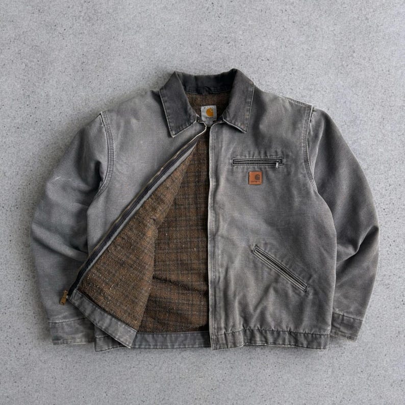 J97 Carhart Detroit Moss Green Jacket - Retro Streetwear Jackets - Etsy ...