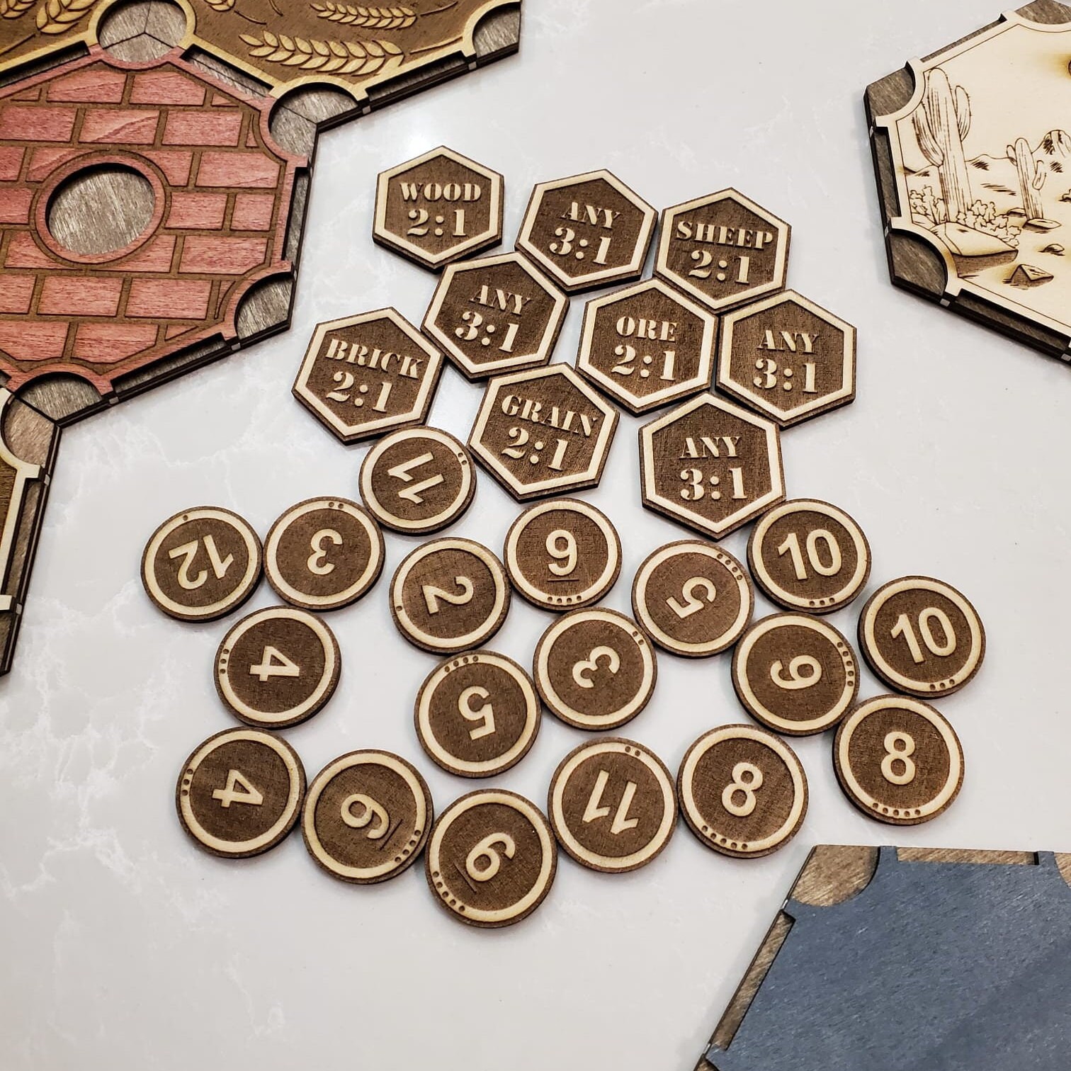 Magnetic Wood Game Board 3-4 Player Laser Cut Personalized - Etsy