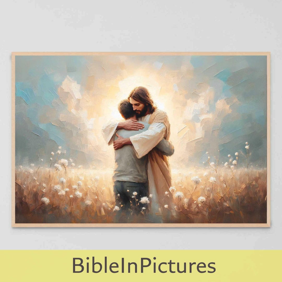 Found Christ | Instant Download | Jesus Art Download | Jesus Picture ...