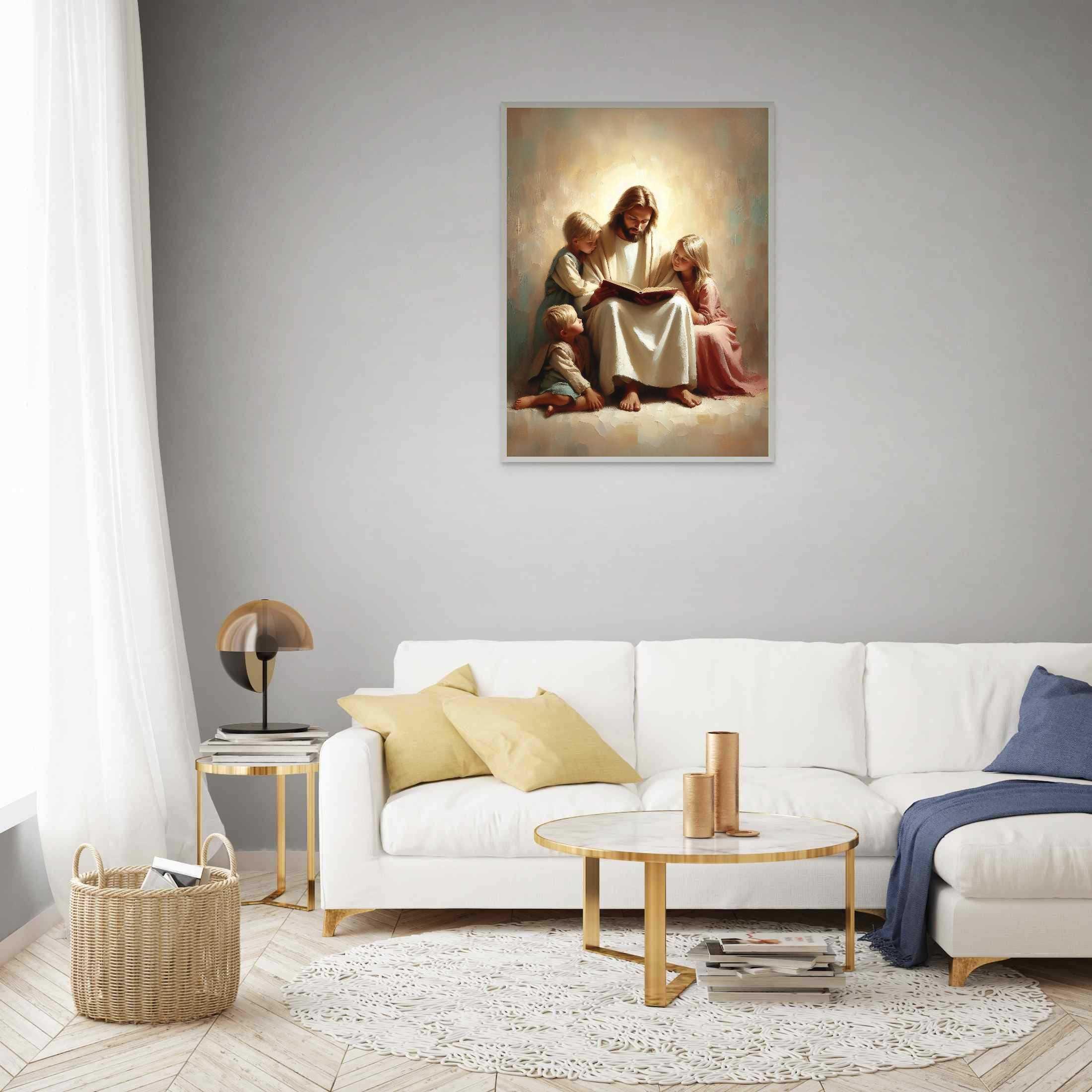 Jesus With Children, Christian Painting, Jesus and Kids, Jesus Portrait ...