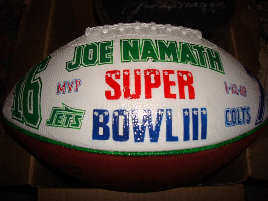 Joe Willie Namath Signed Football - Etsy