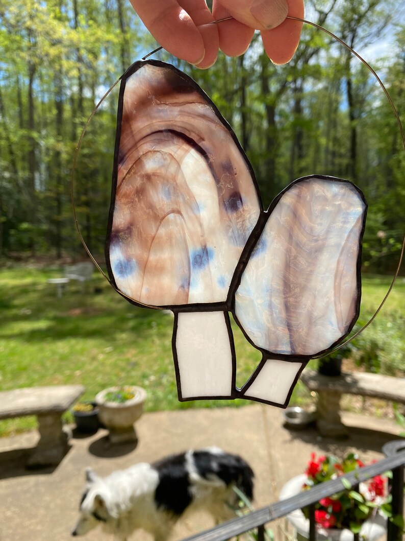 Stained Glass Morel Morchella Mushroom Fungus Fungi | Etsy