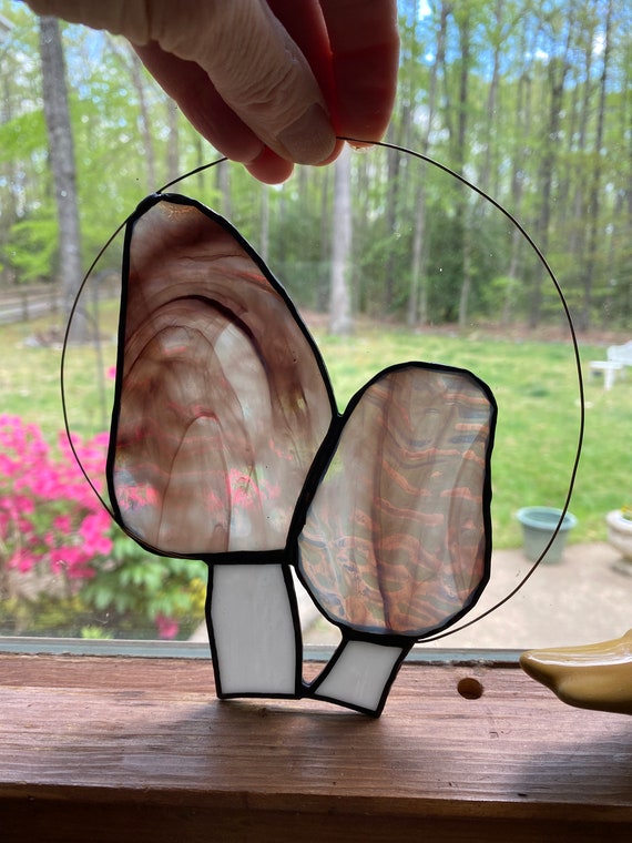 Stained Glass Morel Morchella Mushroom Fungus Fungi | Etsy