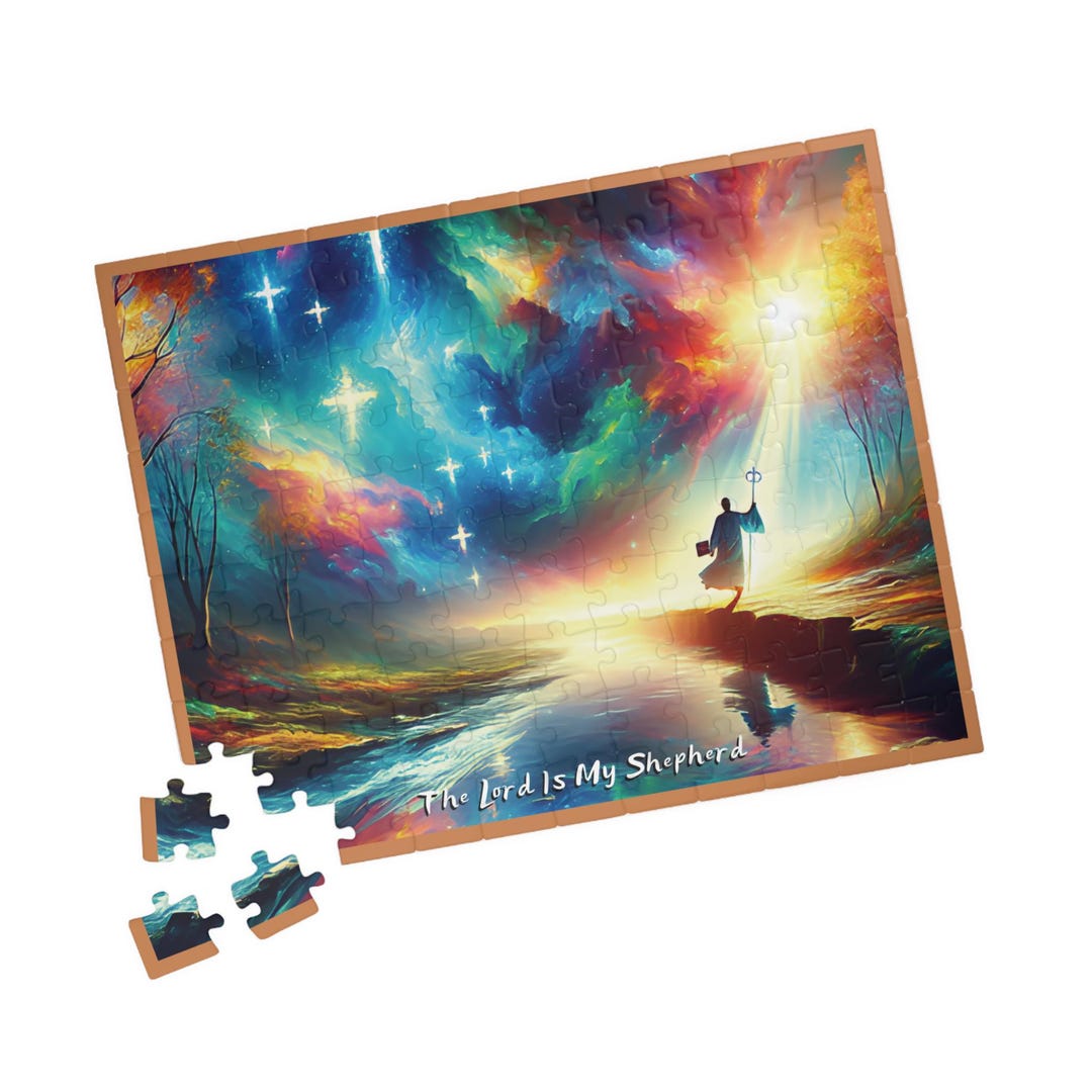 Religious Christian Puzzle, Psalm 23 the Lord is My Shepherd, 110 Piece ...