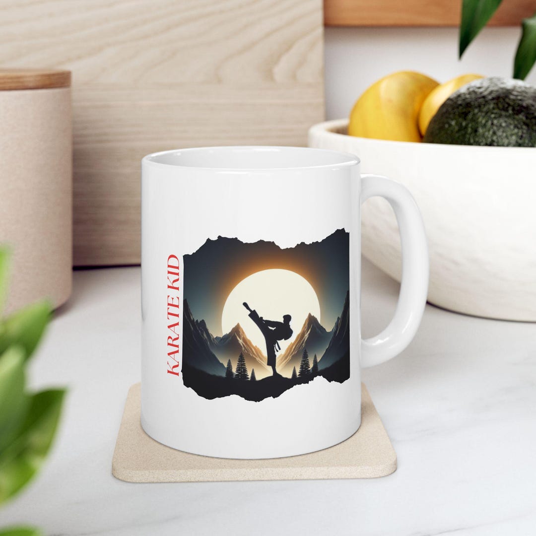 Karate Kid Coffee Mug: Martial Arts Gift for Karate Enthusiasts - Etsy