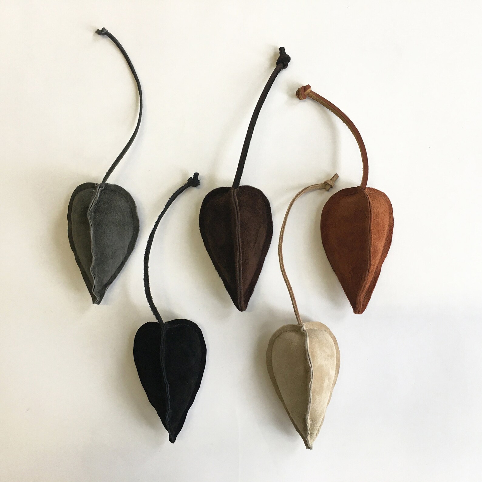 Set of 5 Catnip Leather Mouse Cat Toy Multi-color. Repurposed | Etsy