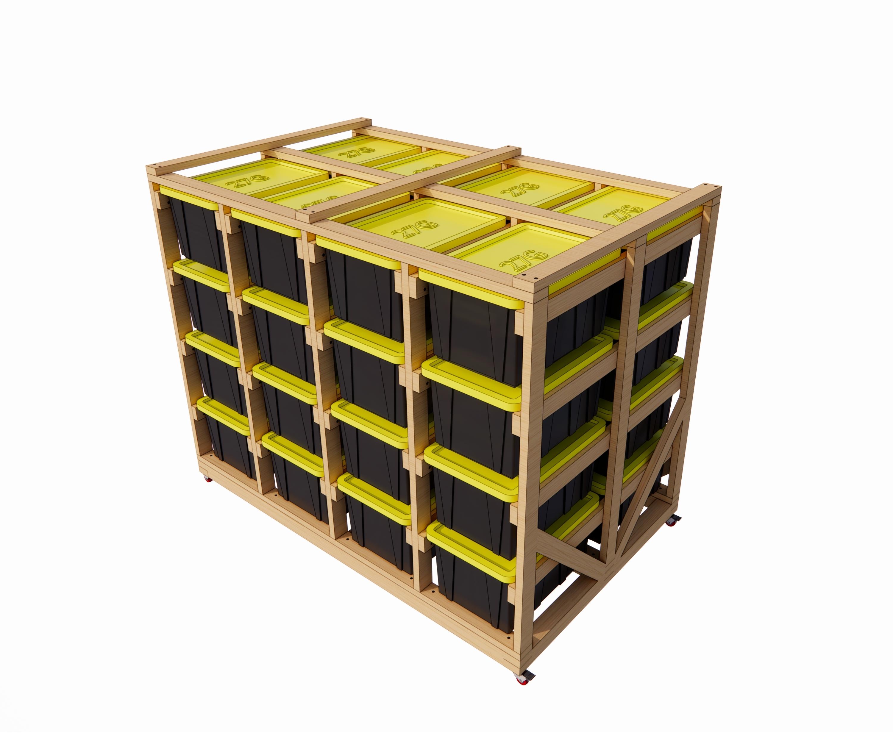 Mobile Storage System Digital Plans // Garage Storage // Mobile Garage ...