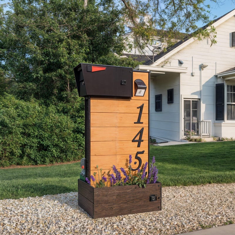 Wooden Mailbox Kits - Etsy