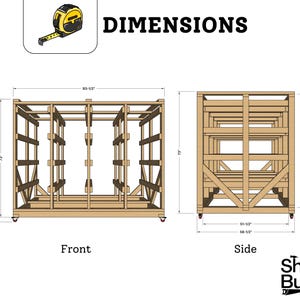 Mobile Storage System Digital Plans // Garage Storage // Mobile Garage ...
