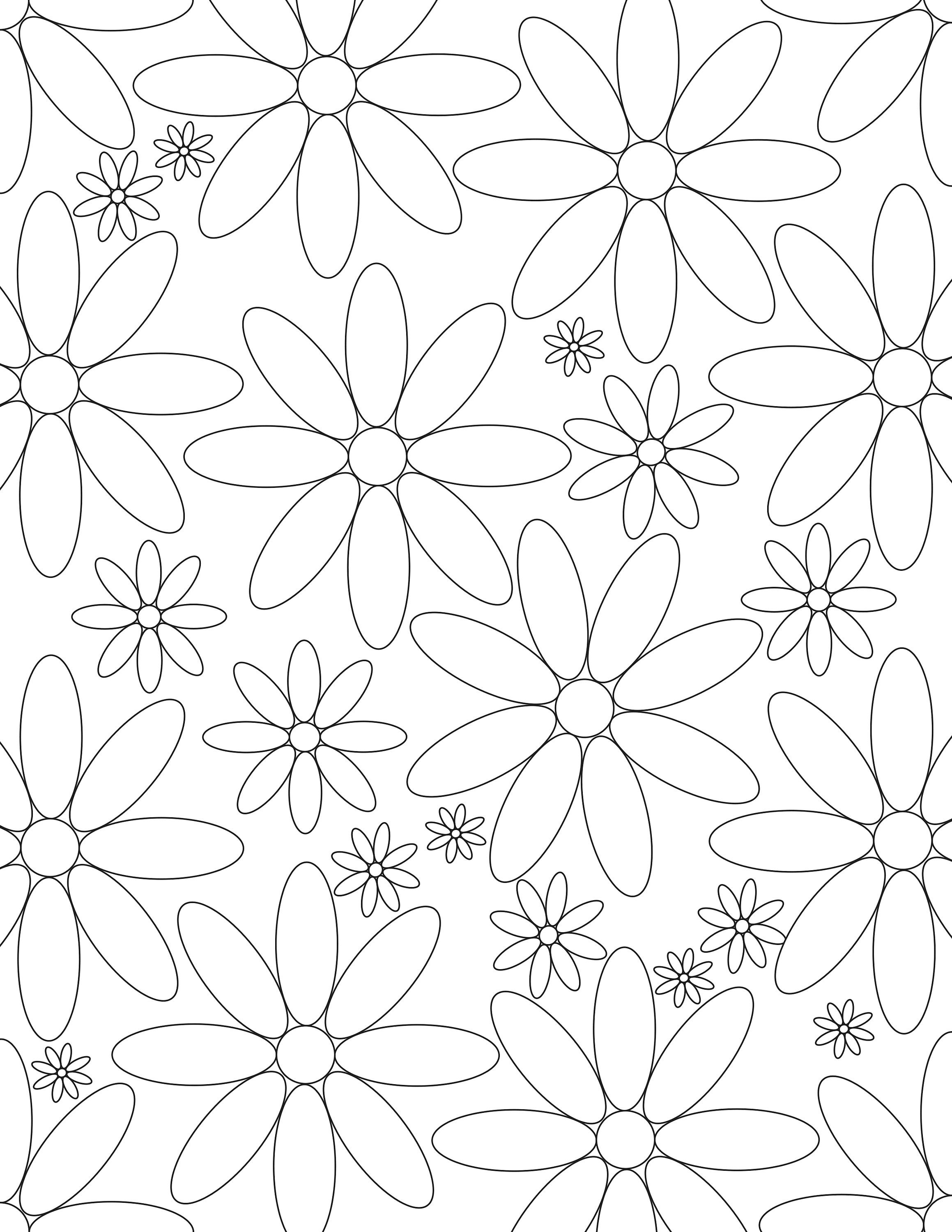 Ocd/anxiety Relaxing Adult Coloring Book Printable Downloads - Etsy