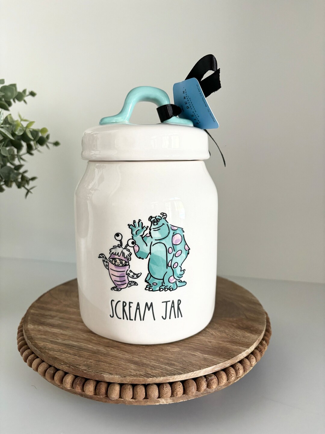 Rae Dunn Monsters Inc SCREAM JAR Canister - Etsy