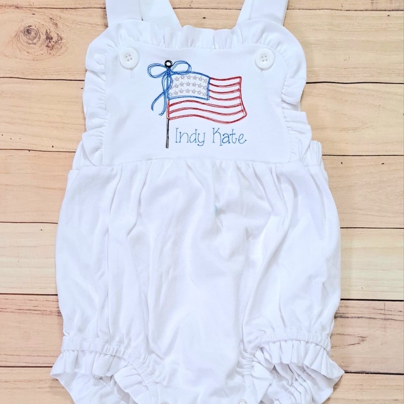 American Flag Romper - Etsy