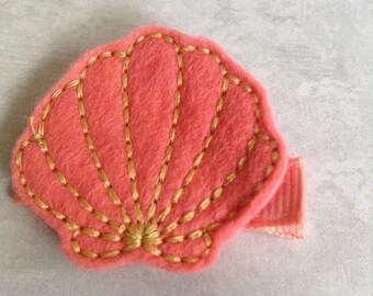 Seashell Hair Clip Coastal Clip Shell Hair Clip Hair | Etsy