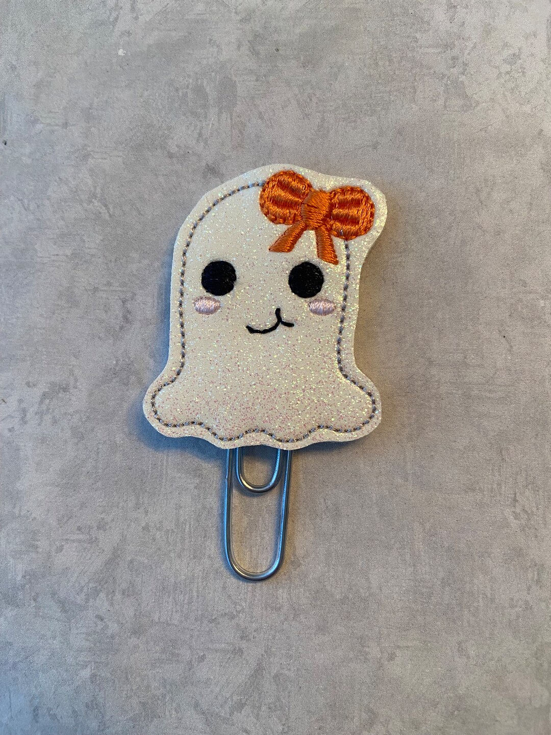 Ghost Halloween Planner Clips, Ghost Planner Clip, Bookmark, Planner ...