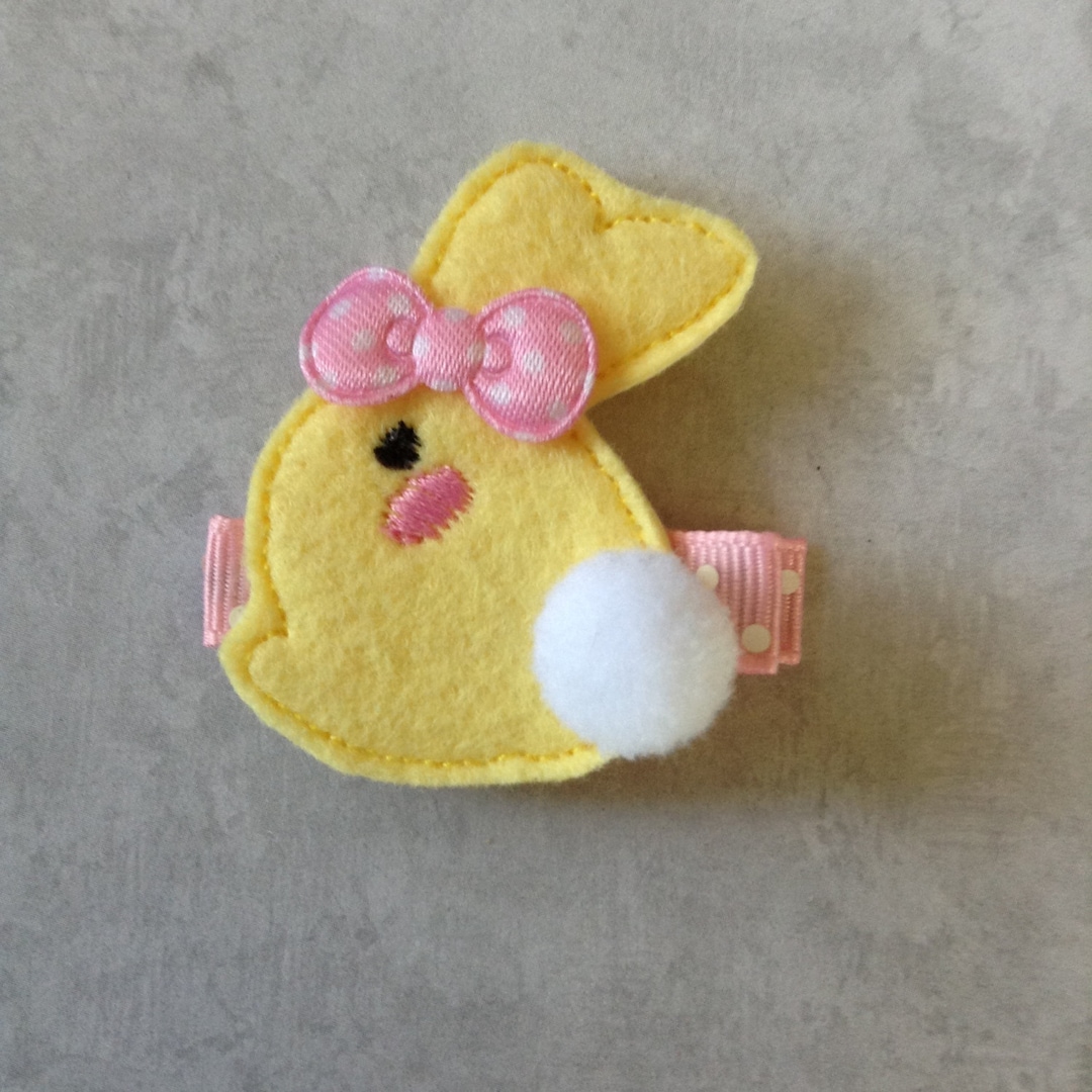 Easter Bunny Hair Clip, Toddlers Hair Clips, Girls Hair Bows, Clippies ...