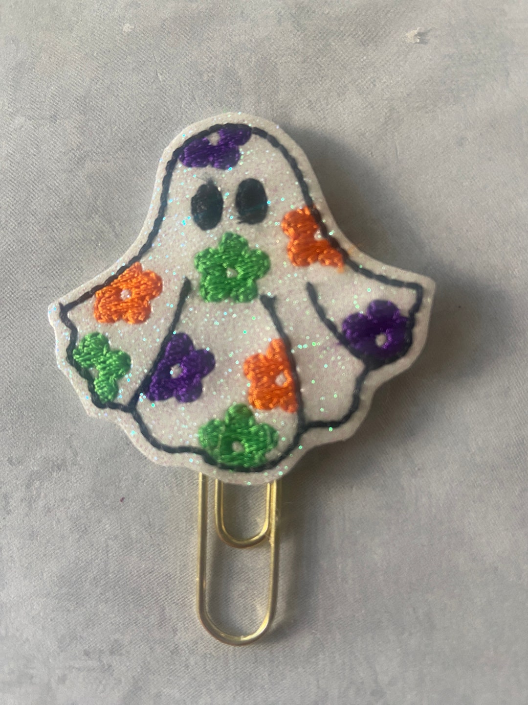 Halloween Planner Clips, Ghost Planner Clip, Bookmark, Planner ...