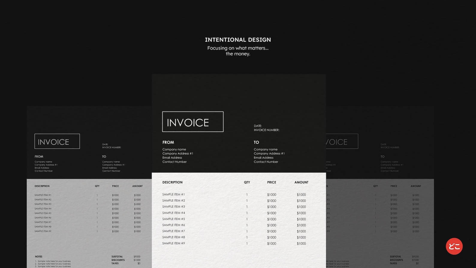 Sleek Customizable Invoice Template for Small Business - Compatible ...