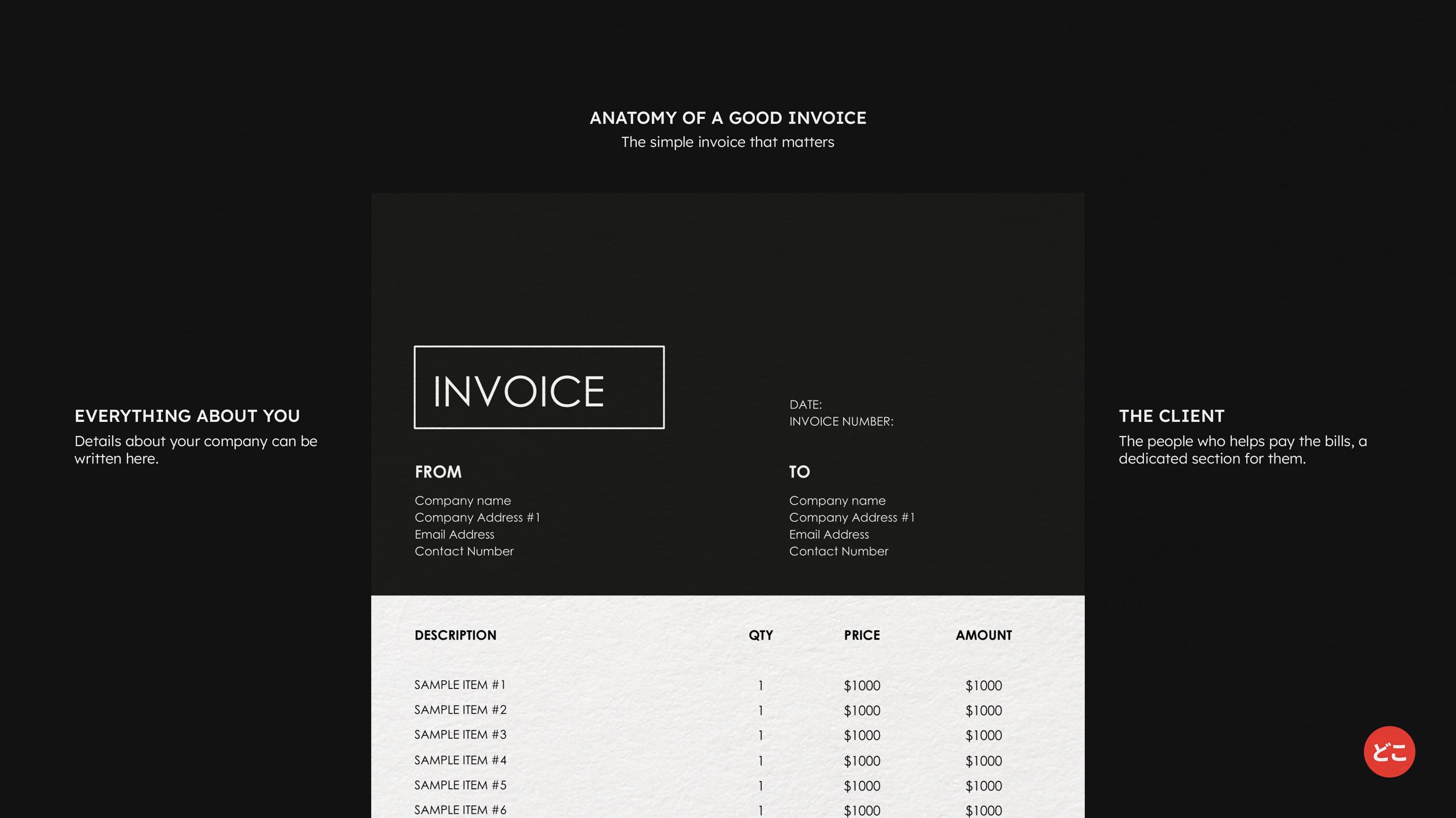 Sleek Customizable Invoice Template for Small Business - Compatible ...