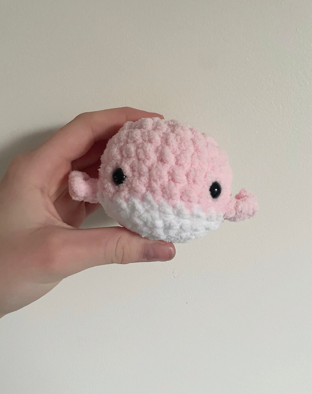 Crochet Mini Whale Plush Amigurumi Desk Buddy - Etsy