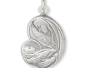 Round Raphael Angel Charm Angel of Healing Religious Charm | Etsy