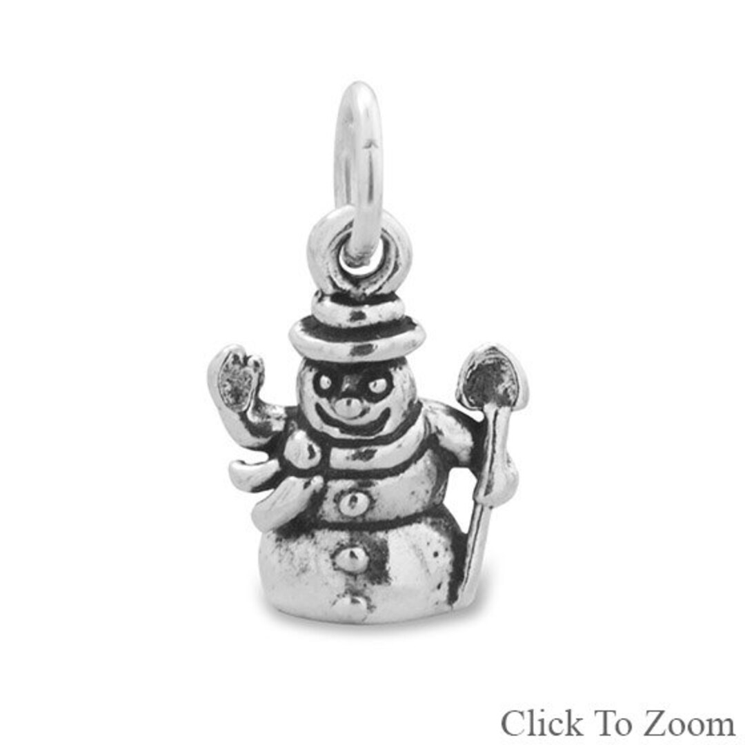 Snowman Charm, Christmas Snowman Charm, Frosty the Snowman, Christmas ...