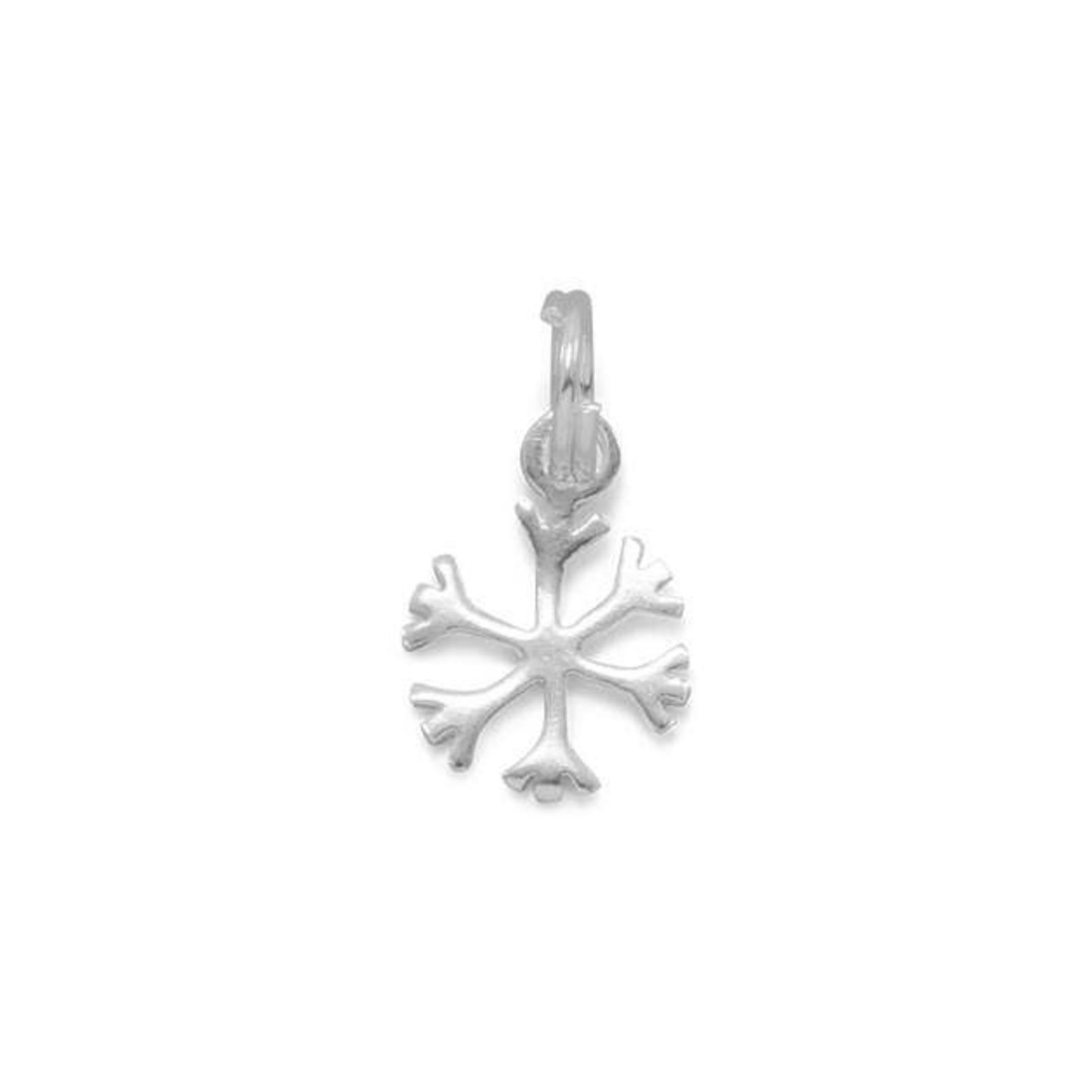 Polished Sterling Silver Snowflake Charm Christmas Holiday - Etsy