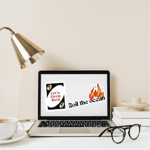 Corporate Jargon Stickers Set Funny Meme Office Set of 8 Stickers - Etsy