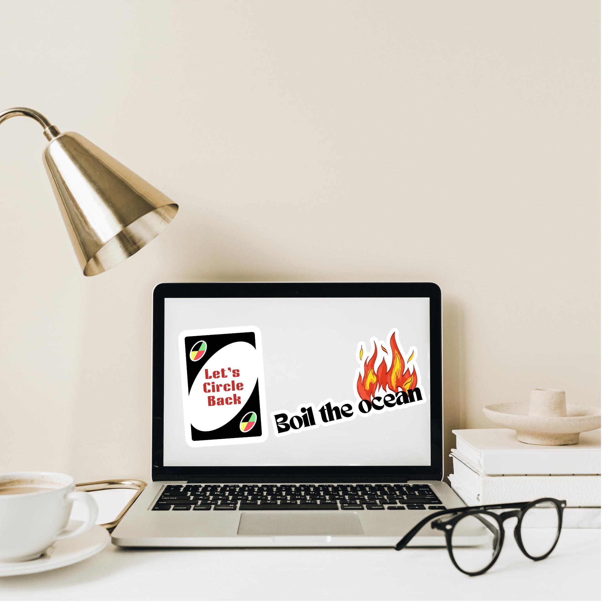 Corporate Jargon Stickers Set Funny Meme Office Set of 8 Stickers “it’s ...