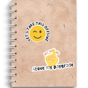 Corporate Jargon Stickers Set Funny Meme Office Set of 8 Stickers - Etsy