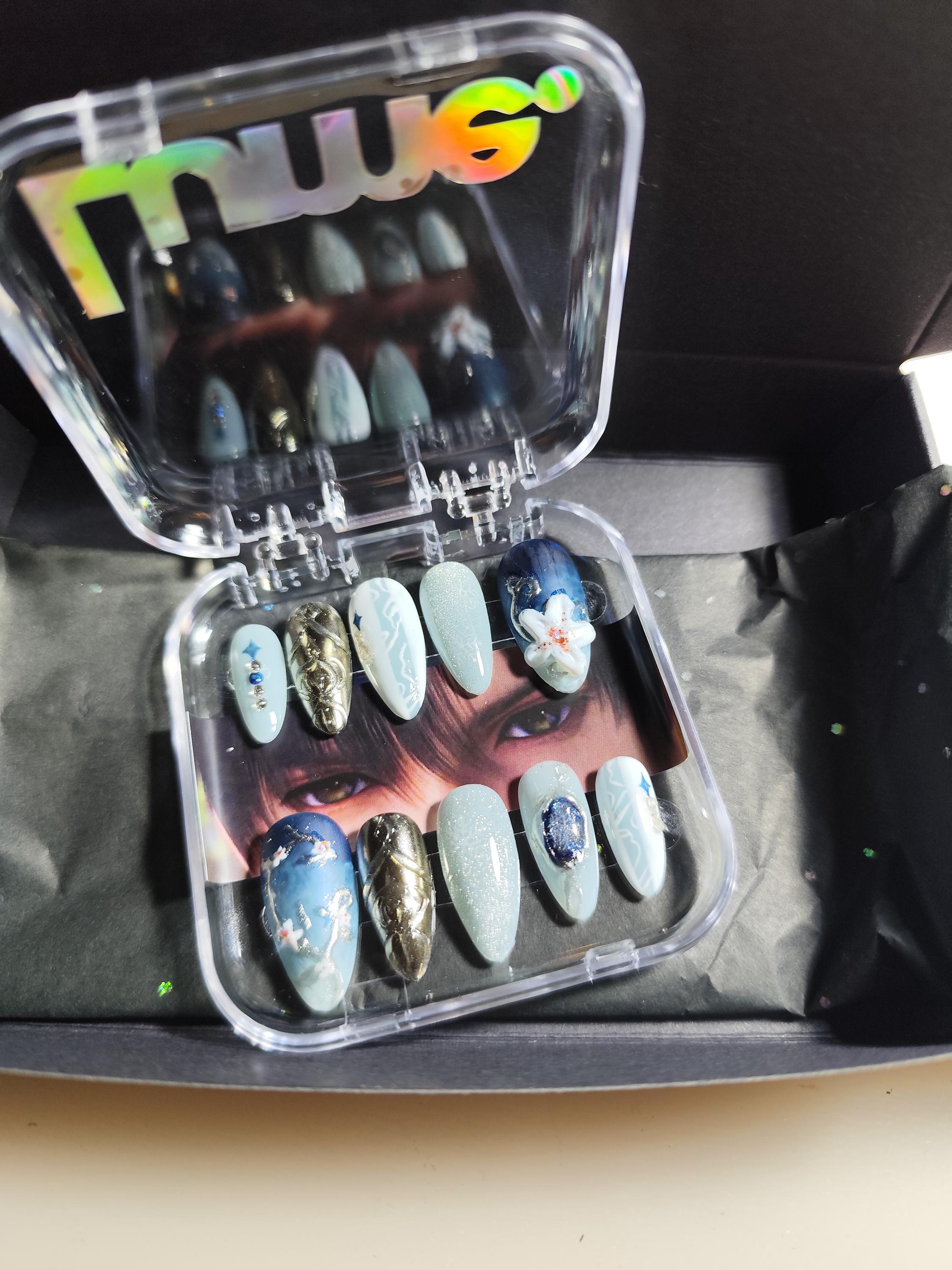 ZAYNE (love and Deep Space) Press on Nails - Etsy