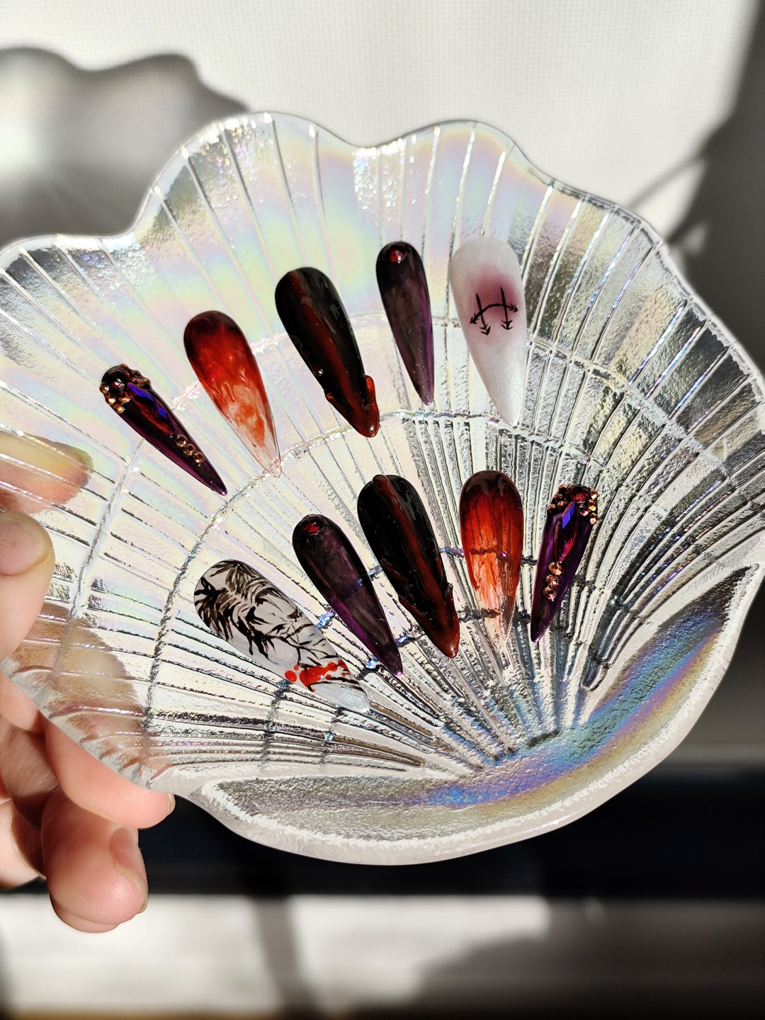 CHOSO Press on Nails - Etsy