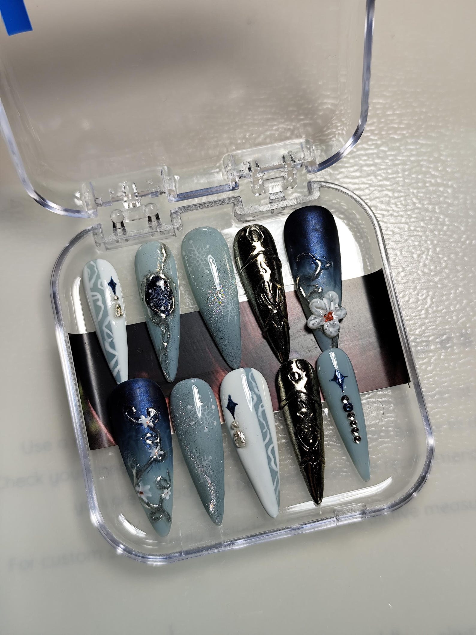 ZAYNE (love and Deep Space) Press on Nails - Etsy