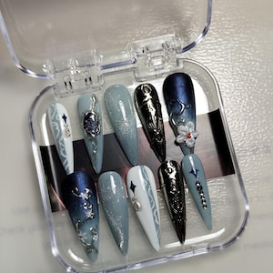 ZAYNE (love and Deep Space) Press on Nails - Etsy