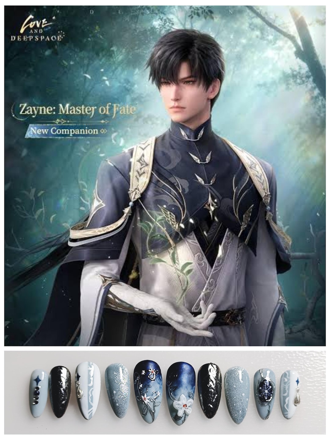 ZAYNE (love and Deep Space) Press on Nails - Etsy